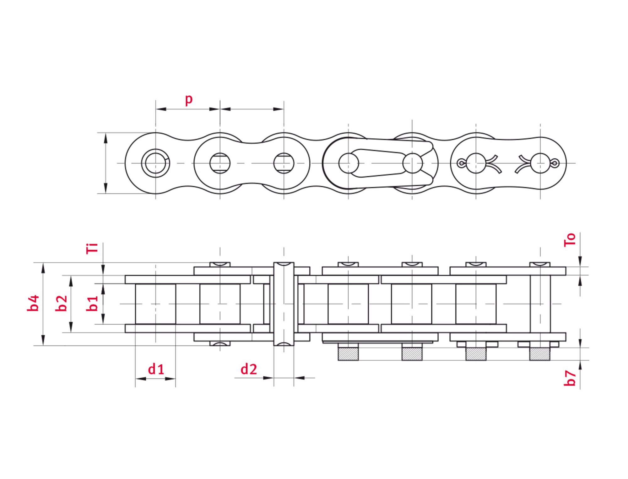 Roller chain 084-1 - ELITE